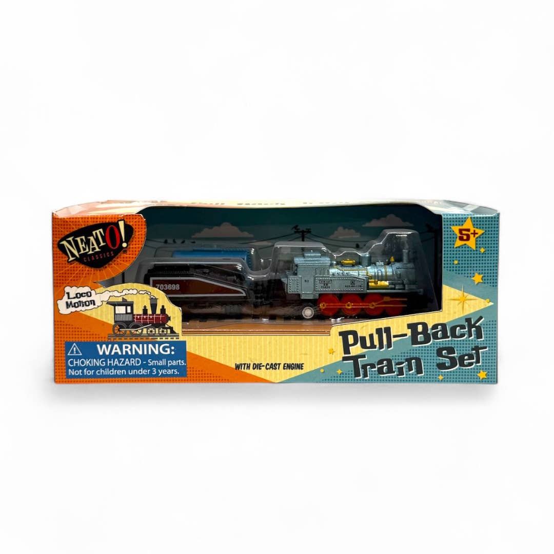 Neato! Pull-Back Train Set - Retro Classic, vintage toys – Jollifrogs