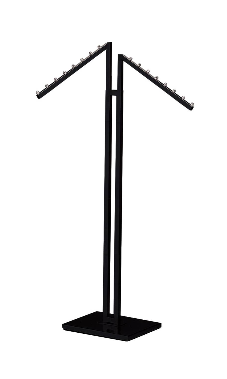Black 2-Way Clothing Rack With Slant Arms – Jollifrogs