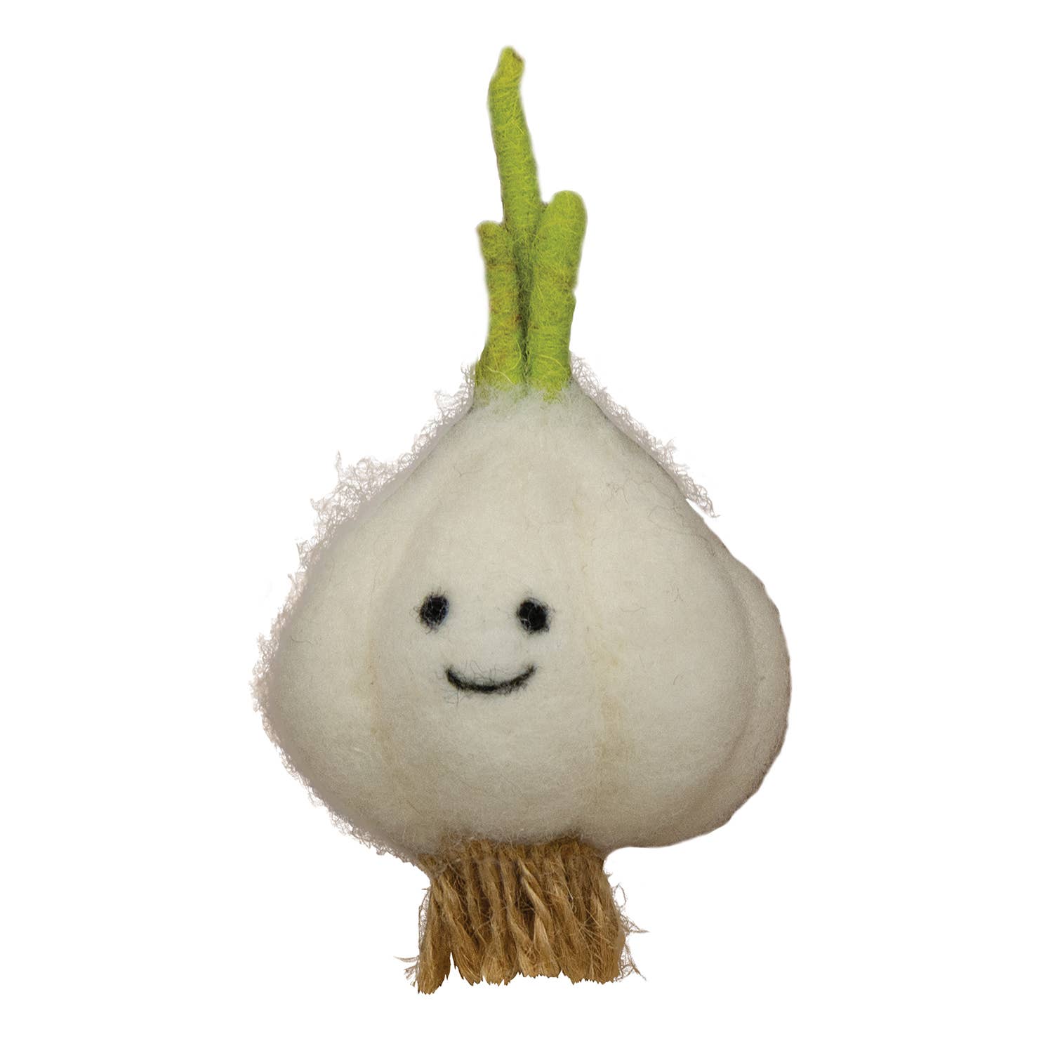Happy Face Garlic Felted Ornament – Jollifrogs
